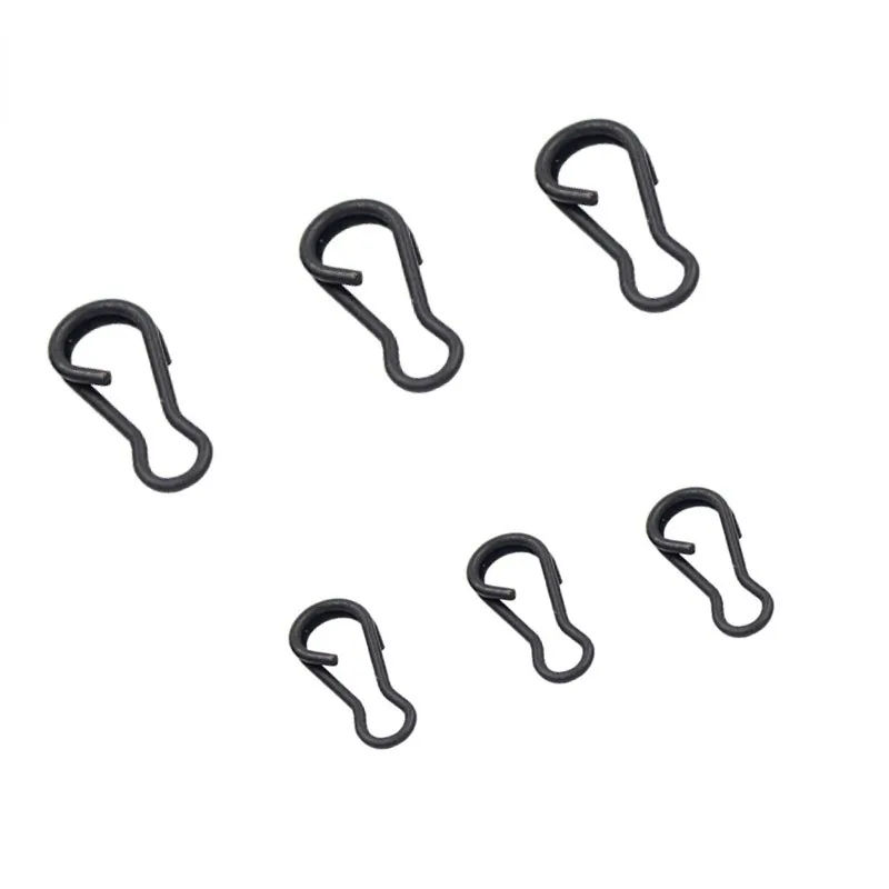 50PCS-Stainless-Steel-Fishing-Snap-Hooked-Snap-Pin-Fastlock-Clip ...