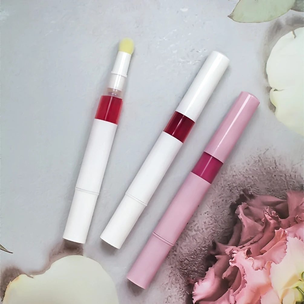 5 Colors Simple Press Type Liquid Blush Pen With Brush Head White ...