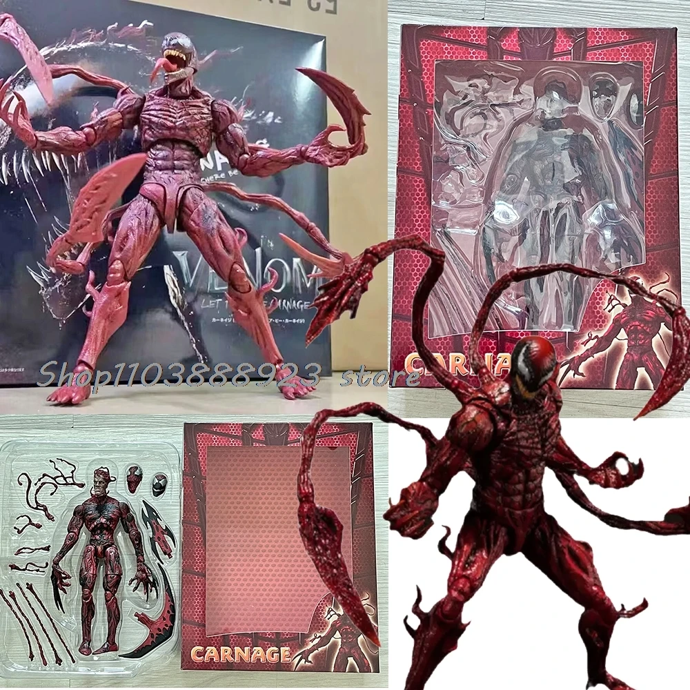 SHF-VENOM-CARNAGE-figura-de-pel-cula-LET-THERE-BE-Venom-CARNAGE-figura ...