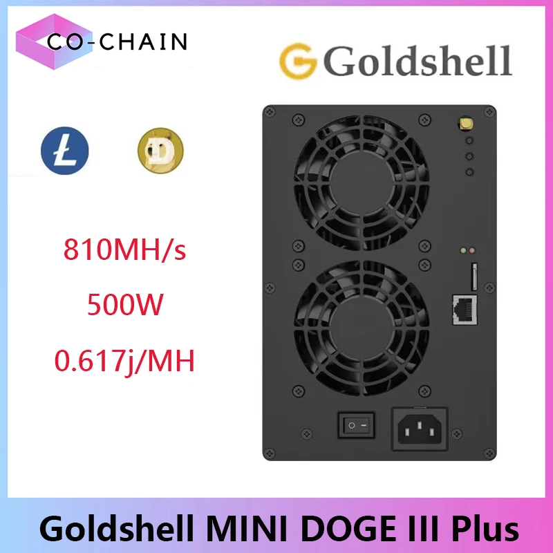 Nuevo-Goldshell-Mini-DOGE-III-Plus-DogeCoin-Miner-810MH-S-500W-ASIC ...
