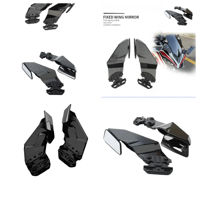 For Kawasaki ZX-10R ZX6R NINJA 650 400 300 250 Motorcycle Side Mirrors ...