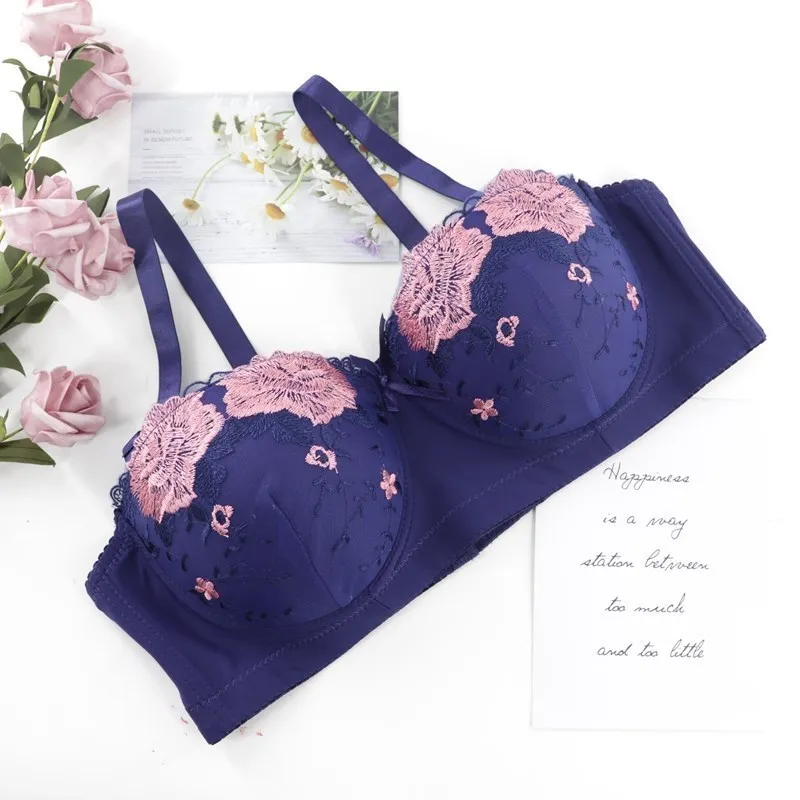 Soutien-gorge,Soutien-Gorge Plongeant Demi Cup,Sous-Vêtements ...