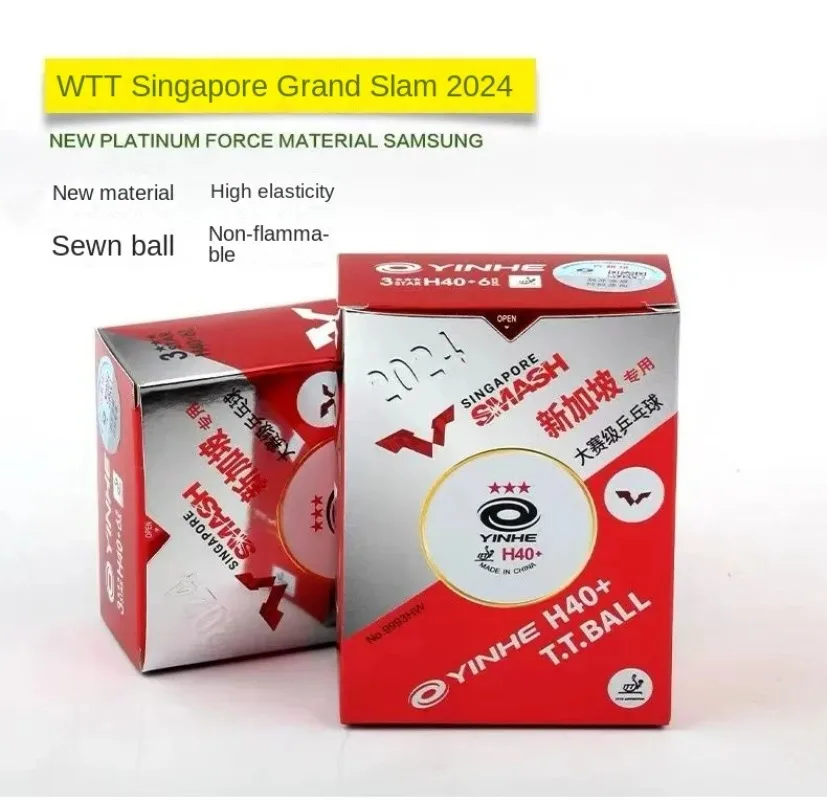 Authentic-Galaxy-WTT2024-Singapore-Grand-Slam-Tournament-Samsung-Table-Tennis-Seam-H40 ...