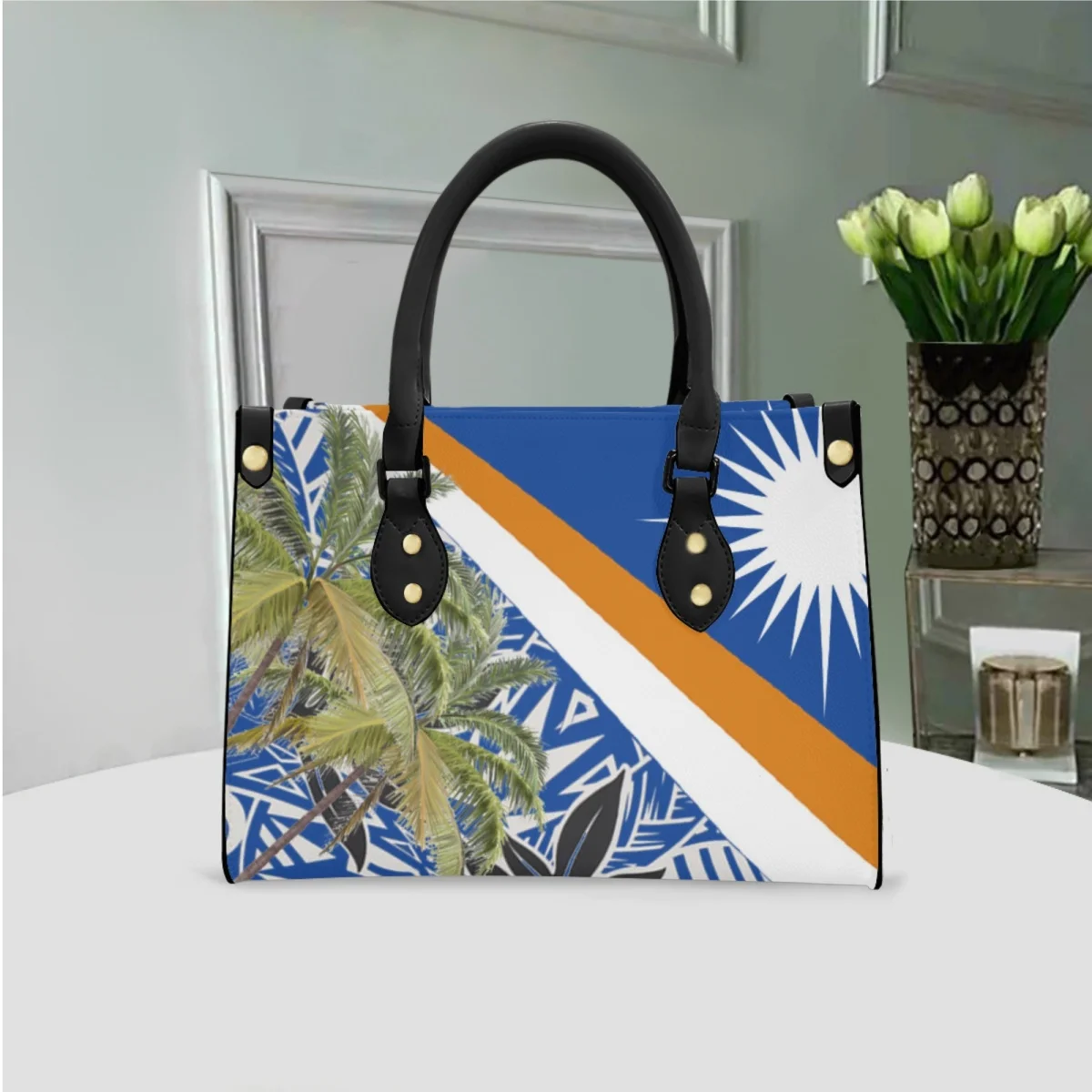 FORUDESIGNS-Marshall-Islands-Pattern-Handbags-Luxury-Ladies-Tote-Bag ...