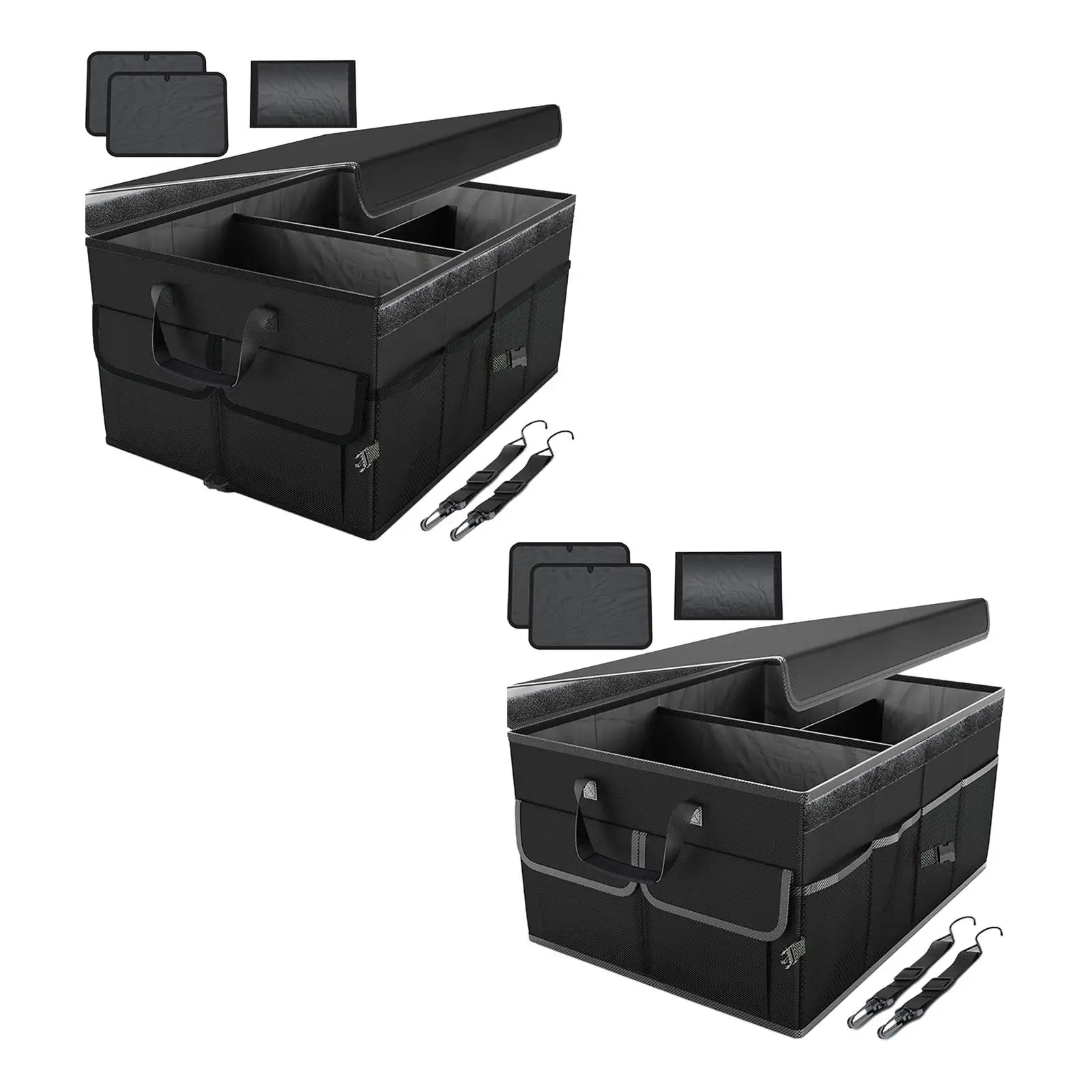 Generic-Car-Trunk-Organizer-Foldable-60L-3-Compartments-Universal ...