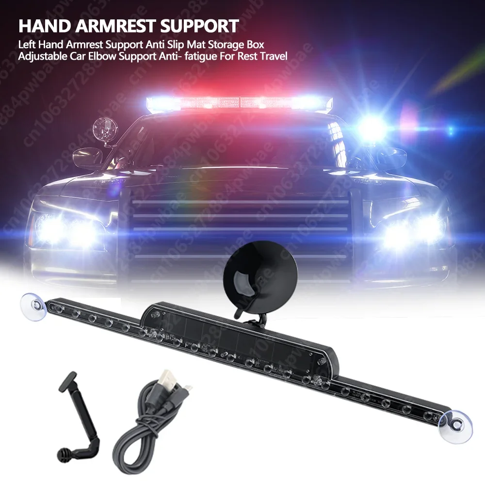 Solar-Car-Interior-Ambiance-Lights-LED-Strobe-Police-Lights-Anti ...