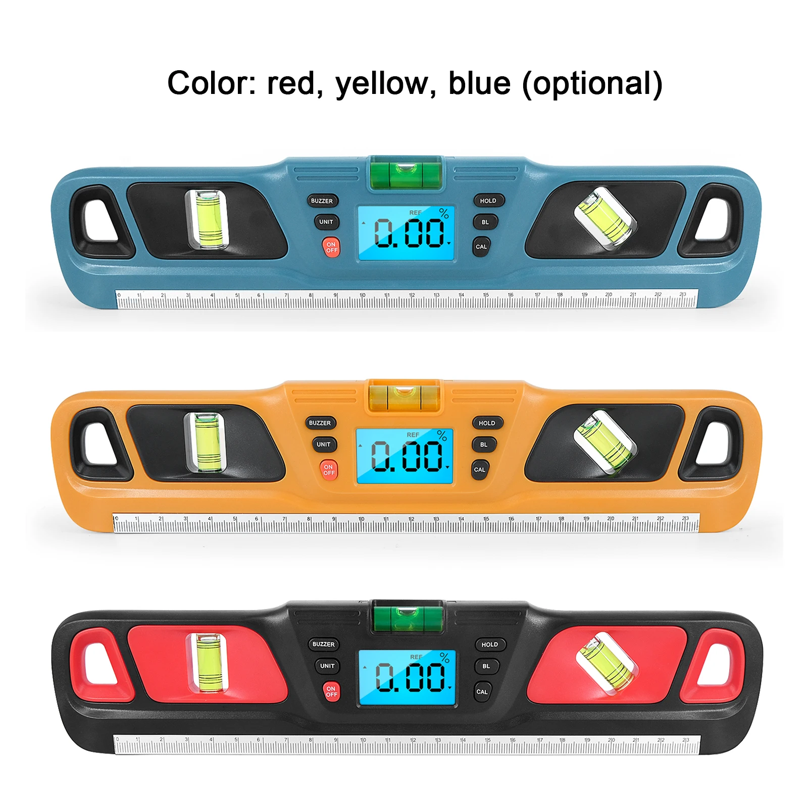 LCD-Angle-Protractor-Magnetic-Electronic-Goniometer-Digital ...