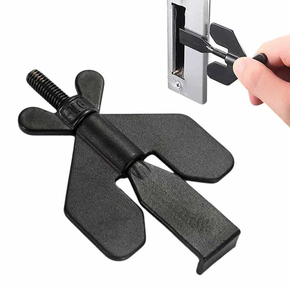 Portable Door Stop Stainless Steel Childproof Gates Lock Safety Home ...