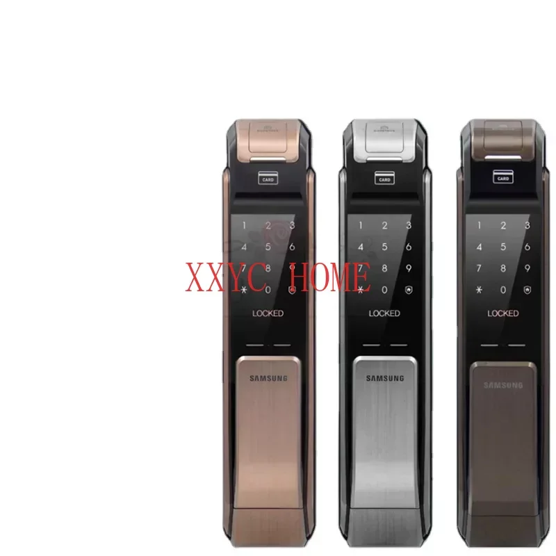 Push-Pull-Handle-With-Fingerprint-Digital-Smart-Home-Lock-and-Rfid-Card ...