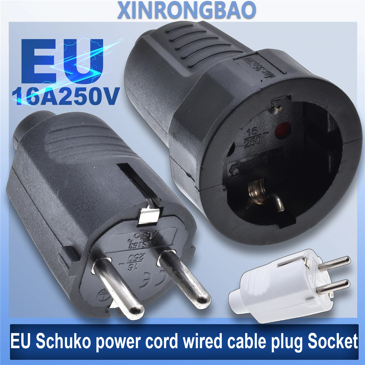 Conector-de-recept-culo-de-montaje-macho-y-hembra-cable-de-alimentaci-n ...