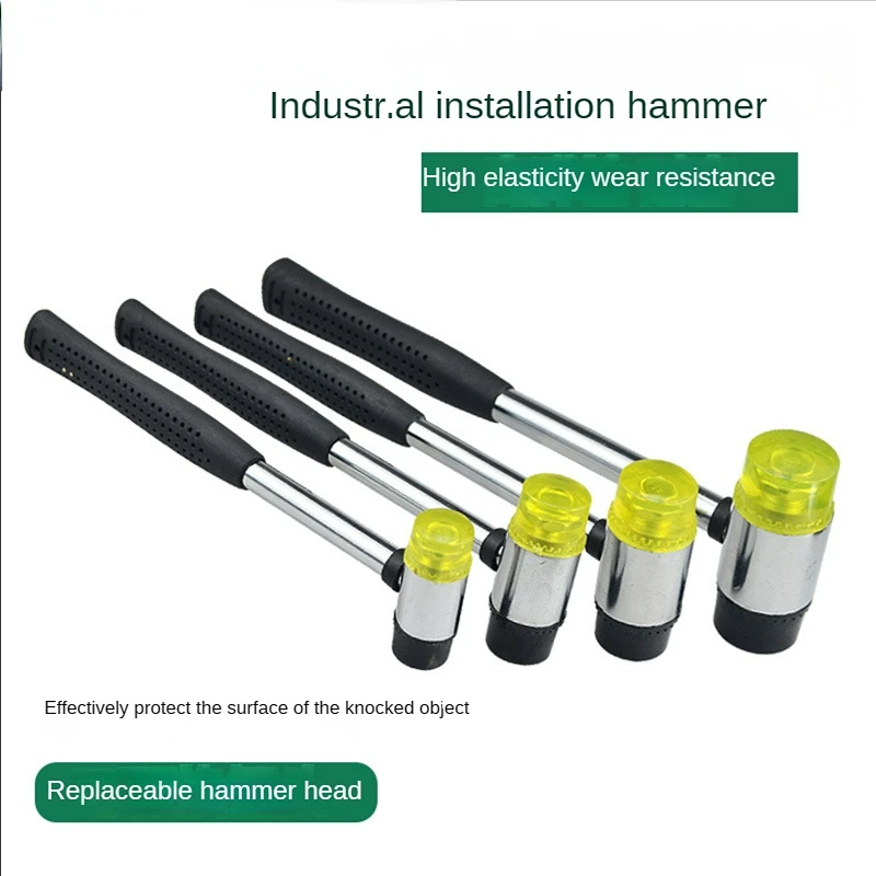 Hammer-Double-Rubber-Hammer-Multifunctional-Hand-Tool-Floor-Tile ...
