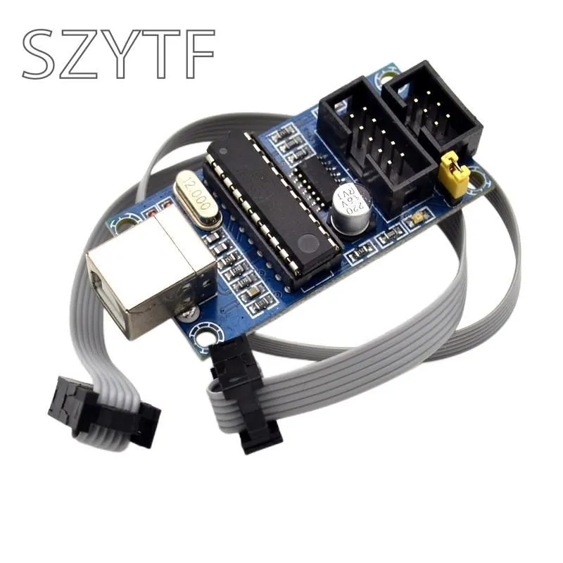 USBTiny-USBtinyISP-AVR-ISP-Programmer-Bootloader-For-Arduino-R3-Meag2560-With-10pin-Programming ...