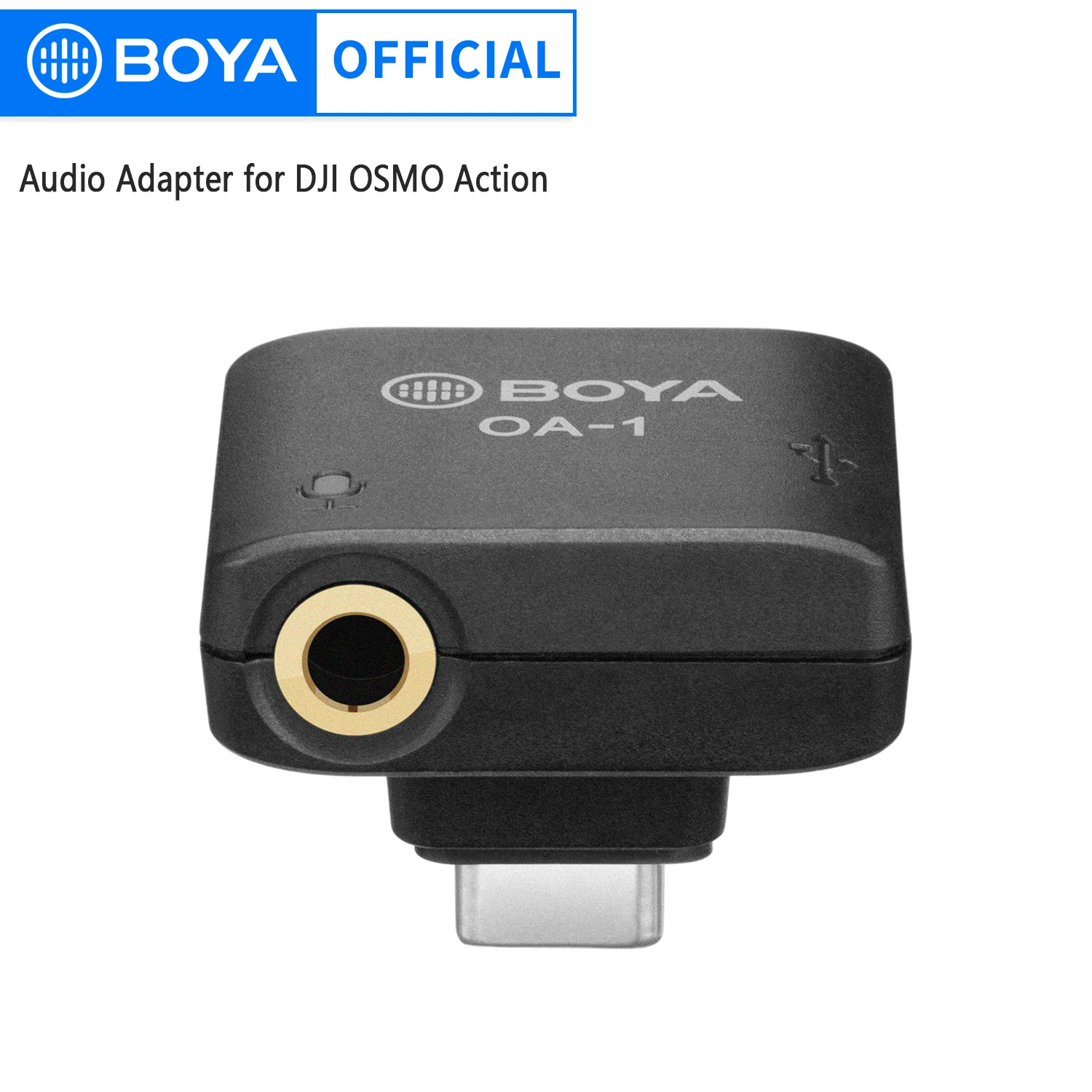 BOYA-OA-1-Mini-Microfon-Audio-Adapter-with-3-5mm-TRS-Microphone-Port ...