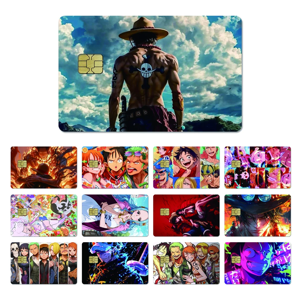Animation One Piece Luffy Portgus D. Ace 2.5D HD Matte PVC Sticker Film ...