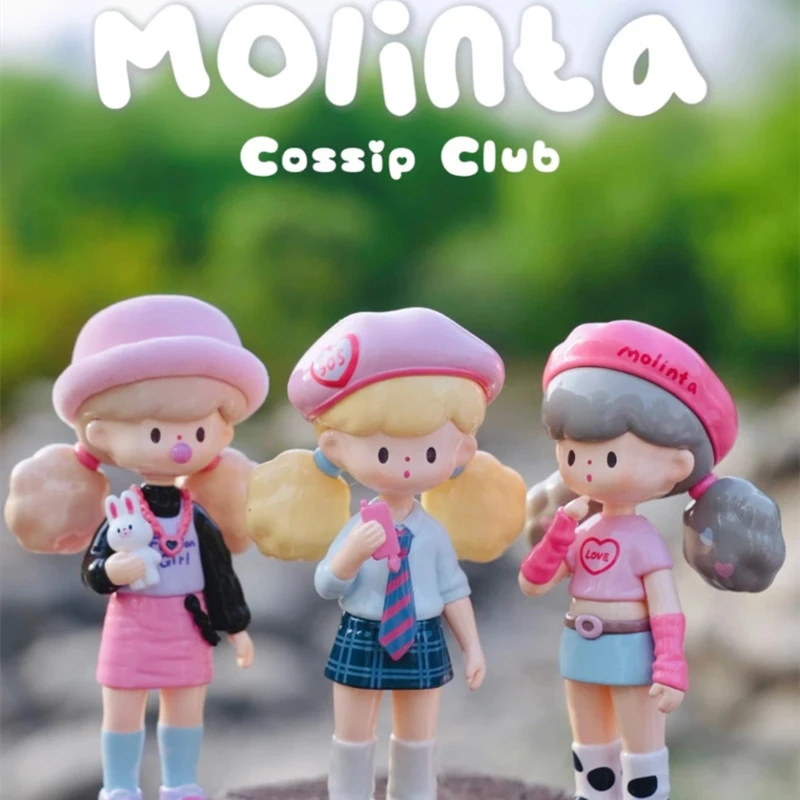 Cute Anime Figure Gift Surprise Box Original Molinta Popcorn Sister ...