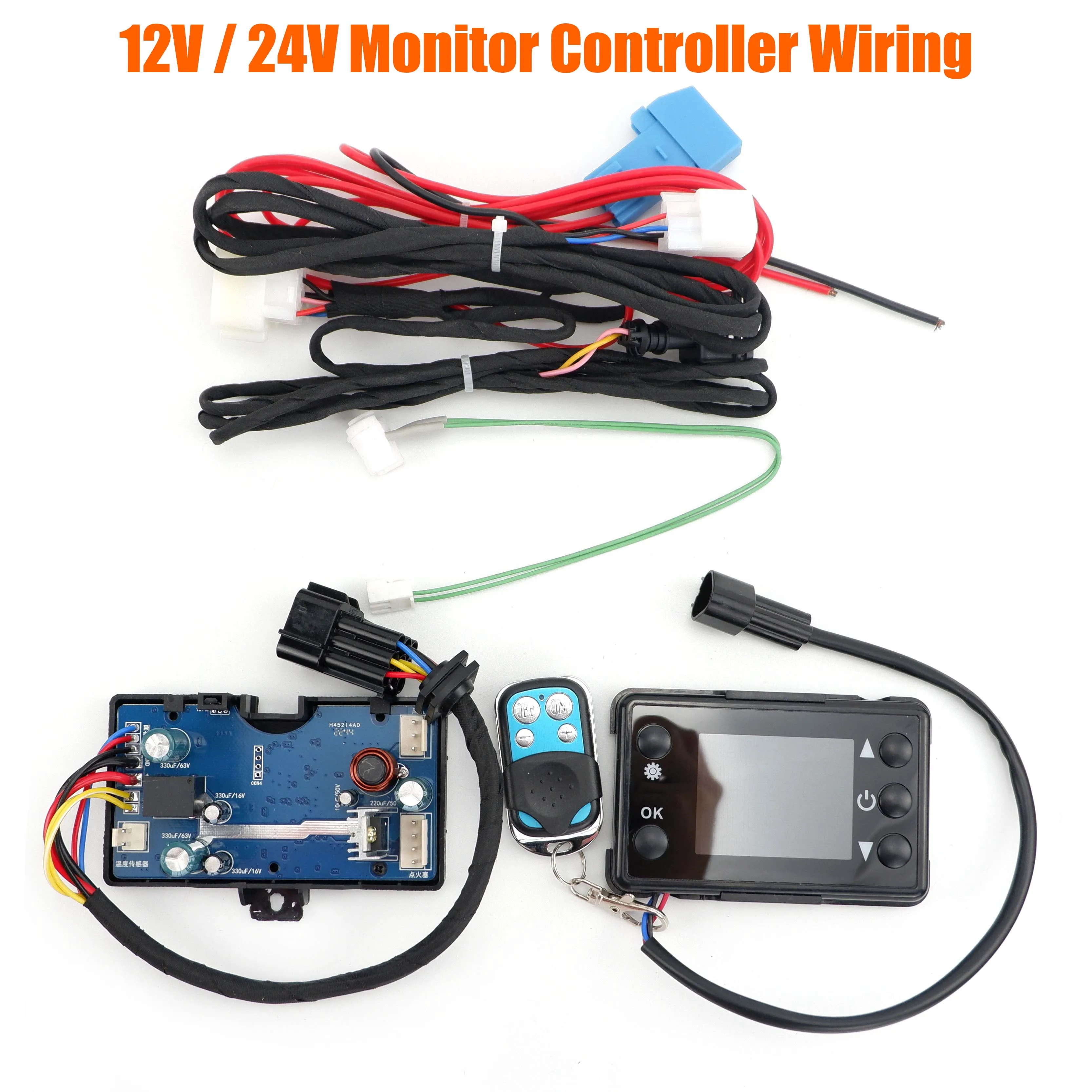 12V-24V-2KW-3KW-5KW-8KW-Air-Diesel-Heater-LCD-Monitor-Switch-Remote ...