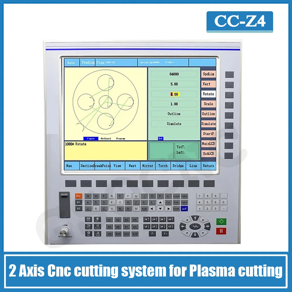 CNC cutting machine Digital control system 2 axis CC-Z4 flame/plasma ...