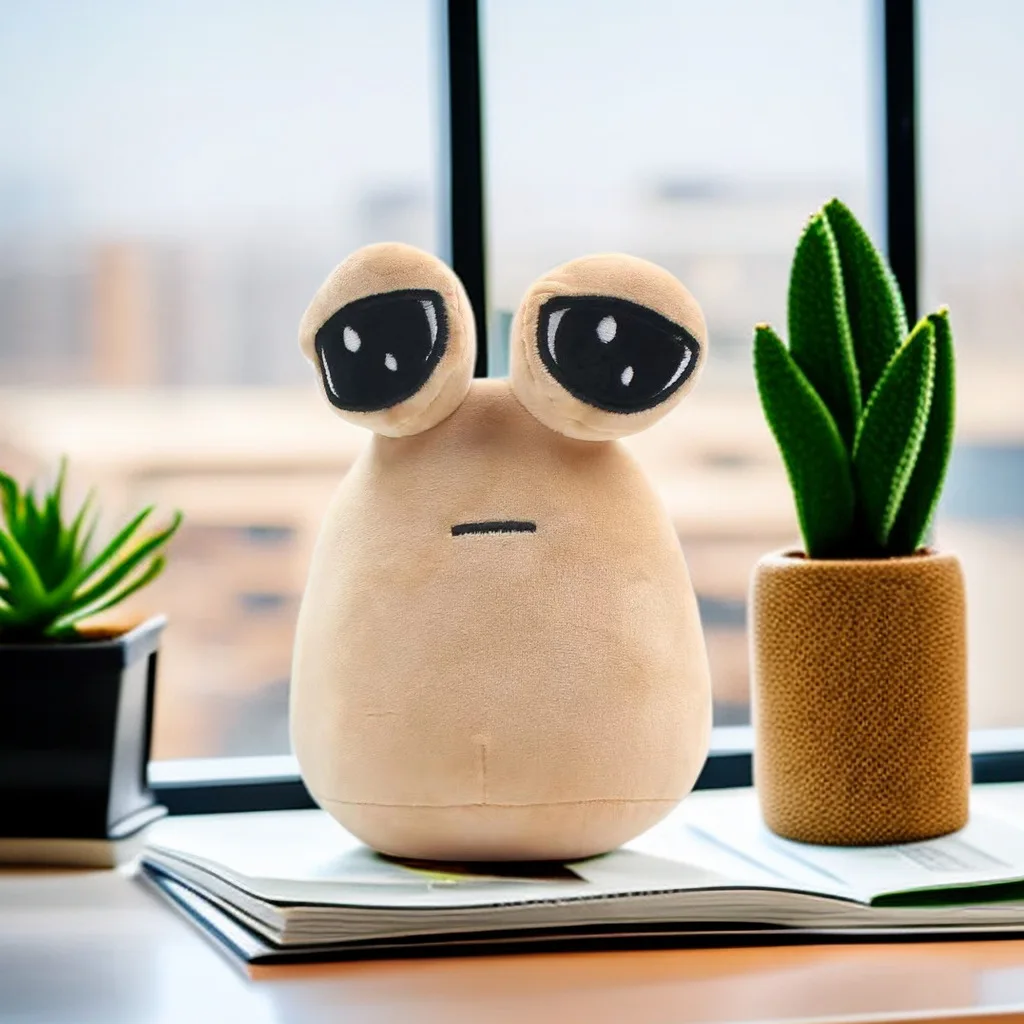 My Pet Alien Pou Plush Toy, Furdiburb Emoção, boneca de pelúcia Animal ...