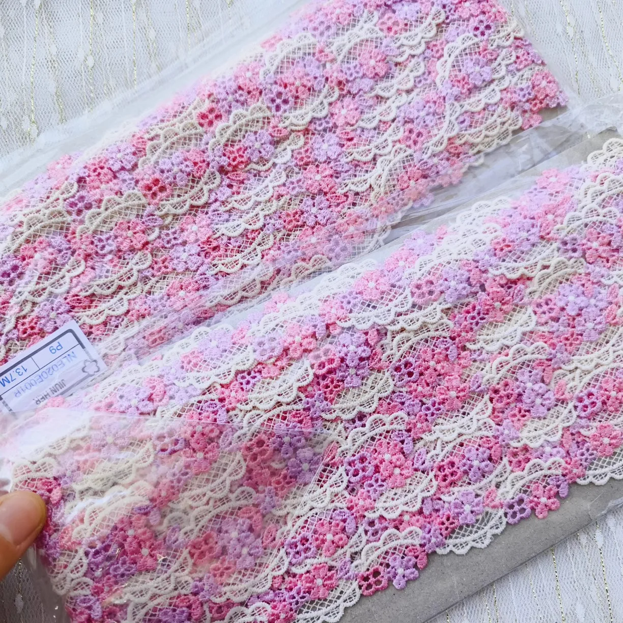 15Yards-Lovely-Pink-Venice-Embroidered-Lace-Trim-Venise-Lace-Embroidery ...