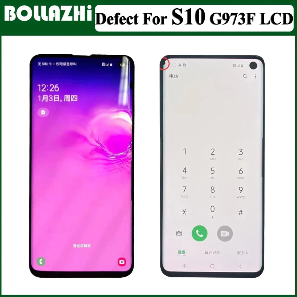 Display-For-s10-Screen-Dot-For-Samsung-S10-G973F-G973U-LCD-Display ...