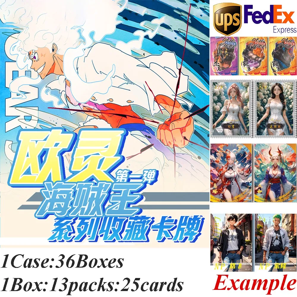 New-OuLing-One-Piece-Cards-Anime-Luffy-Zoro-Nami-Chopper-Franky-Boa ...
