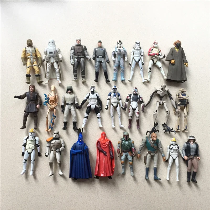 Genuine-Anime-Peripherals-Action-Figure-Star-Wars-3-75-inch-Movable ...