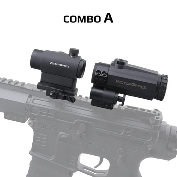 Vector Optics Maverick Series Red Dot Sight & 3x22 Magnifier Rifle ...