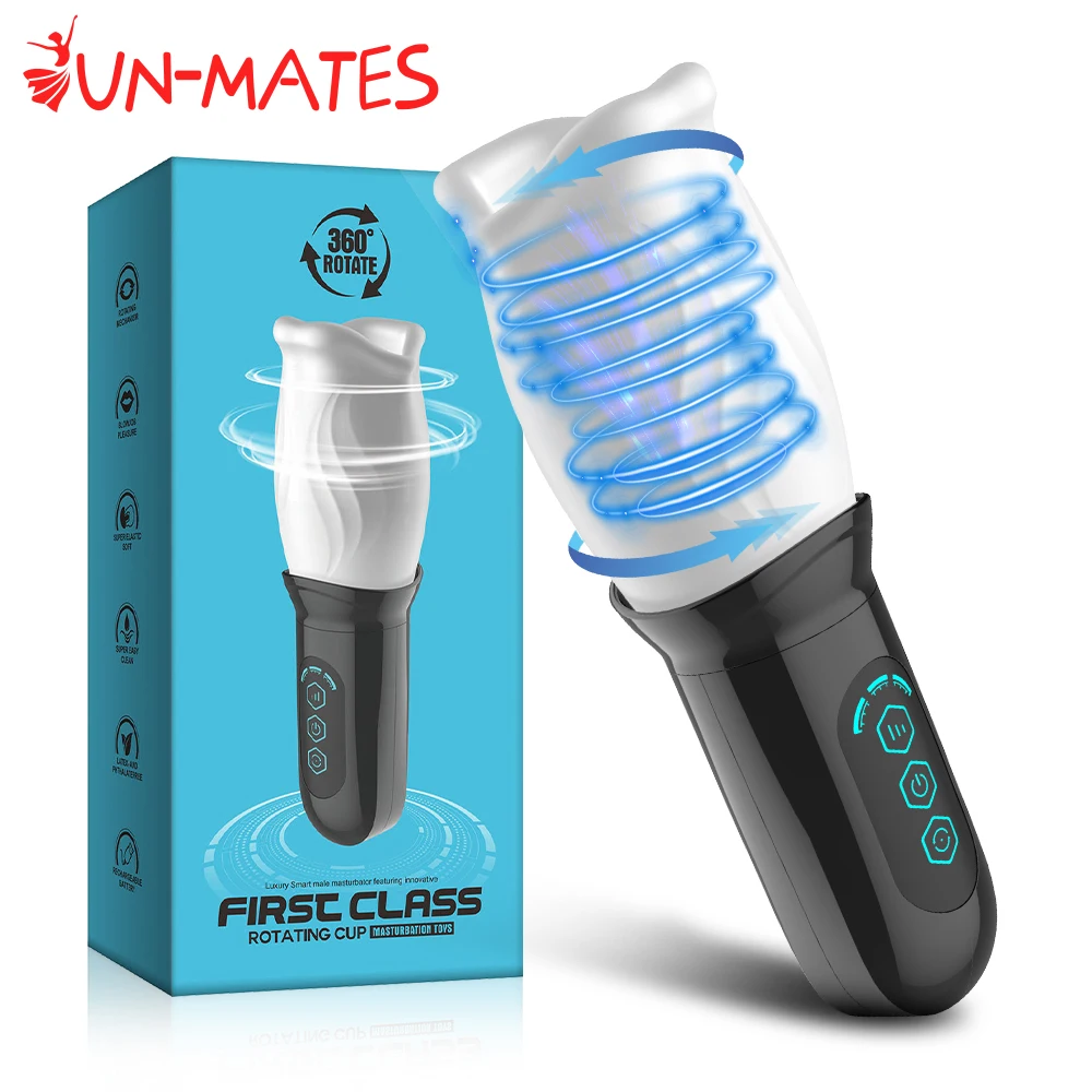 Rotating Vibrating Masturbator For Man Penis Glans Training Massager Male Masturbation Vibrators ...