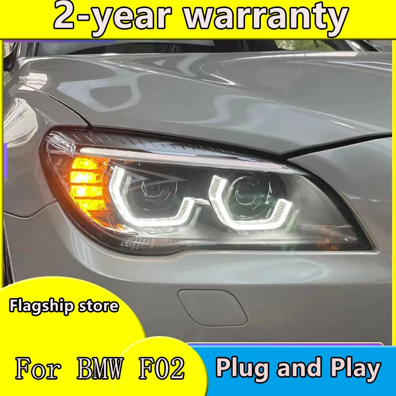 Car-Headlights-For-BMW-7-Series-F01-F02-2009-2014-730i-735i-740i-LED ...