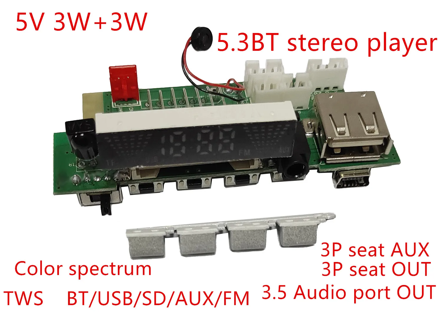 5V-Bluetooth-TWS-3W-3W-Digital-Display-Player-Lntelligent-Bluetooth-Recording-Power-Amplifier ...