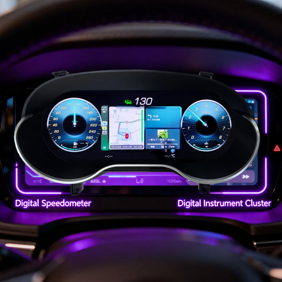12.3 inch digital instrument panel Linux system LCD instrument For ...