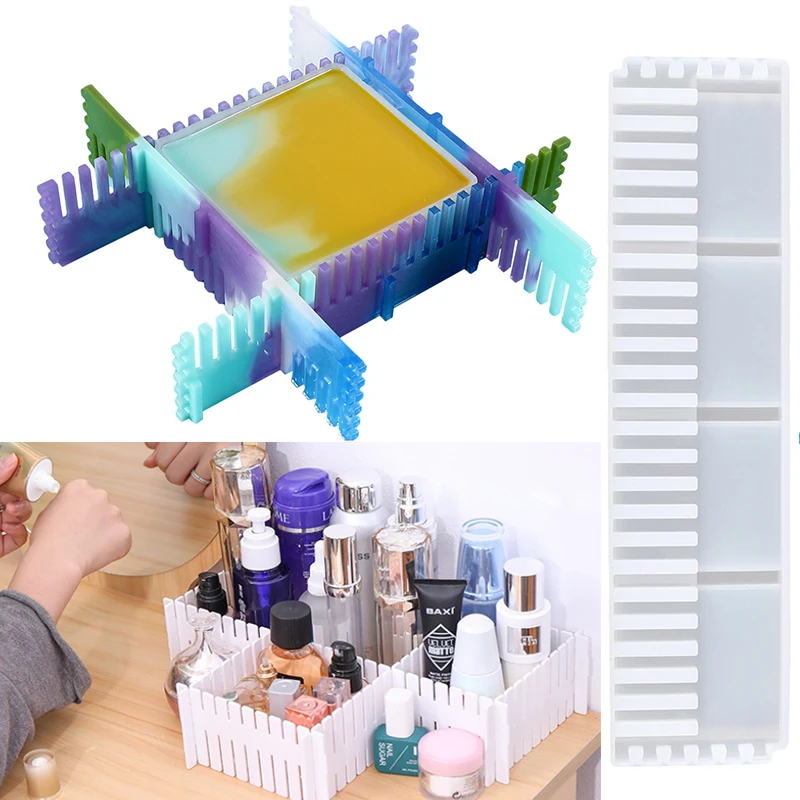 Silicone Table Drawer Organizer Dividers | Silicone Molds Epoxy Resin ...