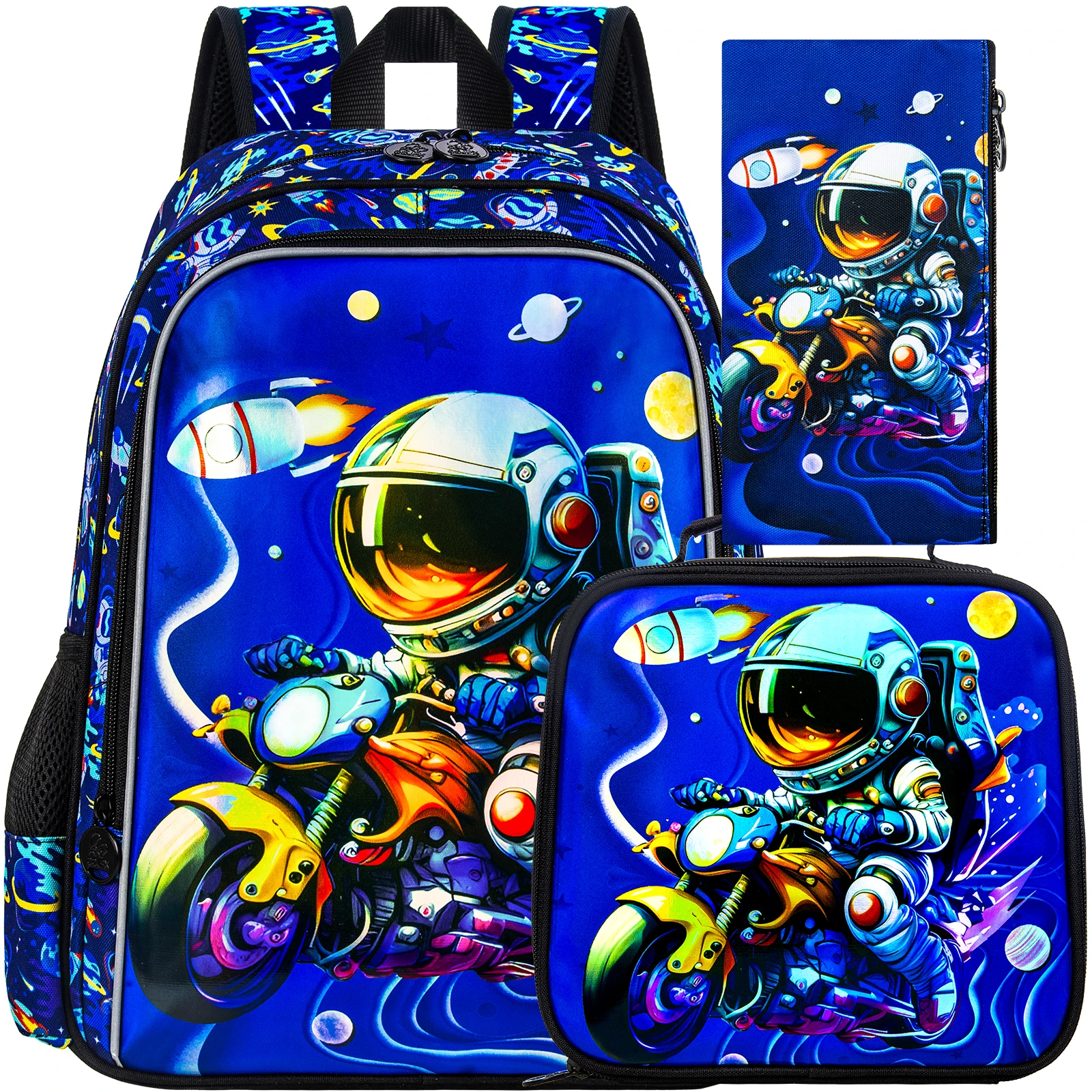 3Pcs-Kids-Backpack-for-Boys-16-School-Bookbag-with-Lunch-Box-Space ...