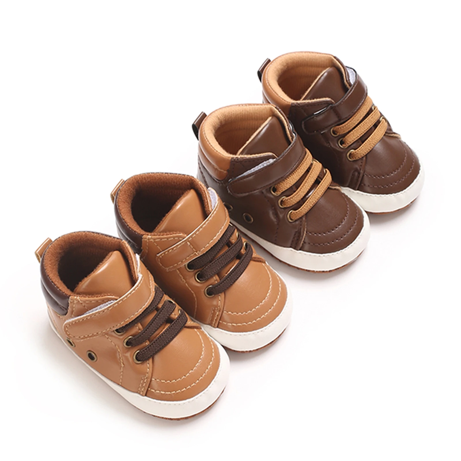 Baby Boys Girls Moccasins Sneakers Toddler Prewalker Soft Sole Flat ...