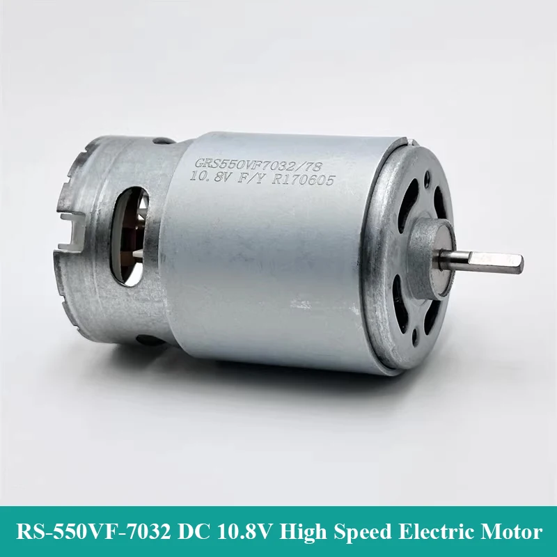 RS-550VF-7032 Micro 550 DC Motor DC 10.8V 12V 14.4V 18V 22700RPM High ...