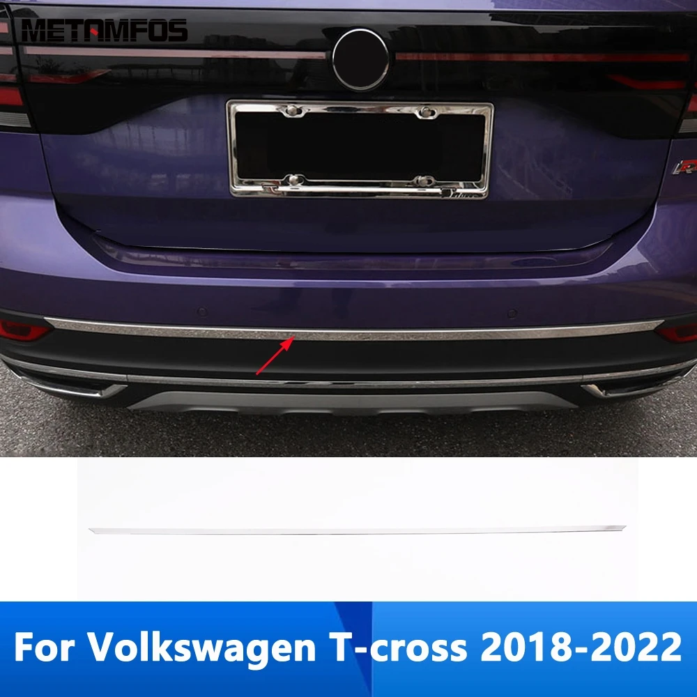 Tira embellecedora de parachoques trasero para Volkswagen t cross ...