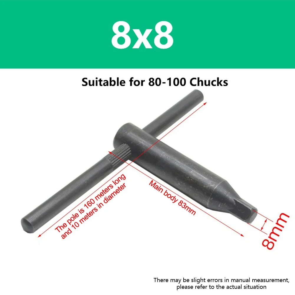 8MM to 17MM Milling Lathe Chuck Square Key Wrench Carbon Steel Tool ...