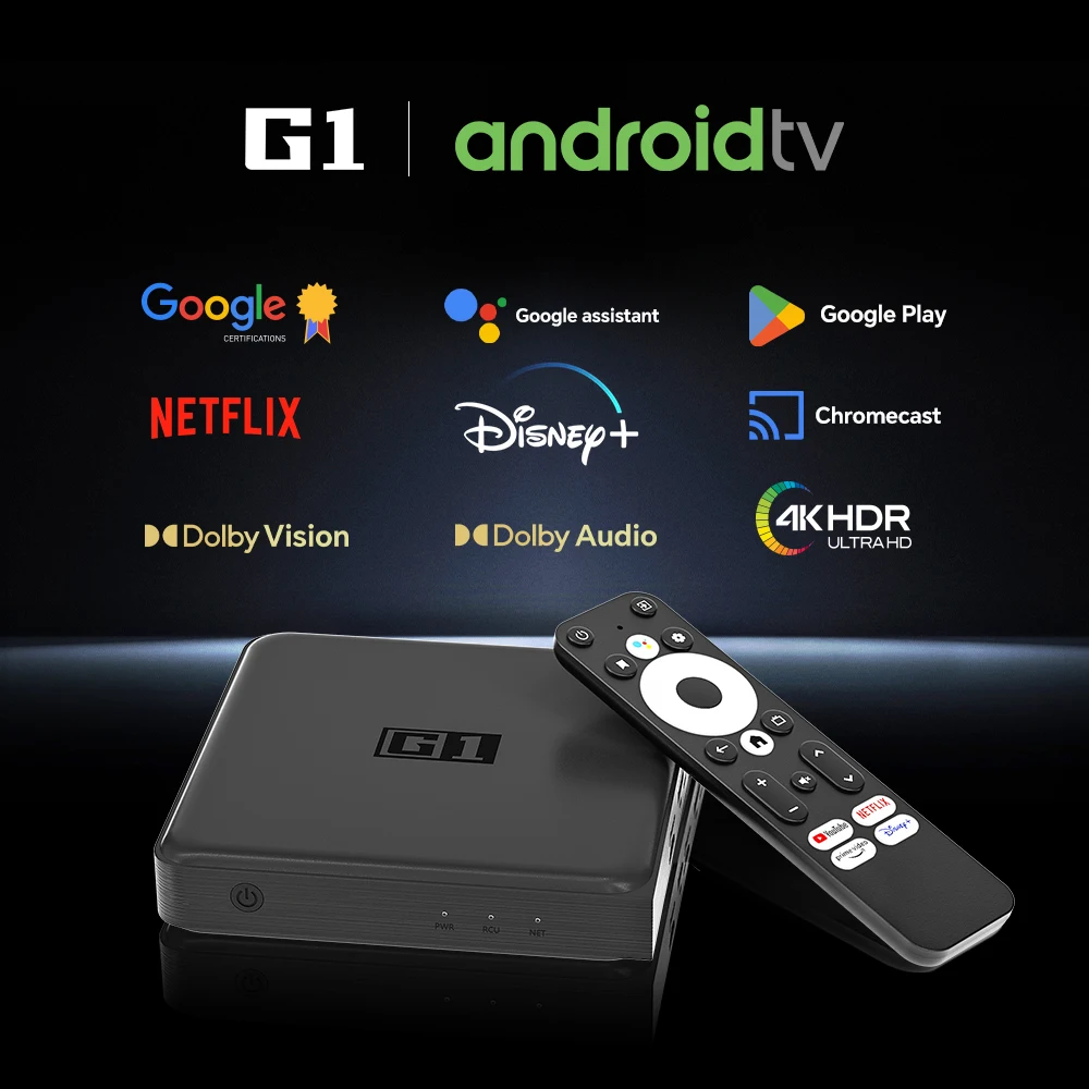 Android11 TV Box with Netflix Google Certified Kinhank G1 Smart TV Box ...