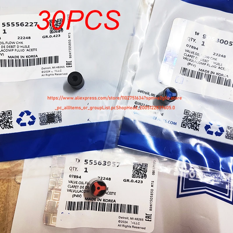 30X Original Oil- By-Pass Walve One-Way Valve For Chevrolet Sonic Trax ...