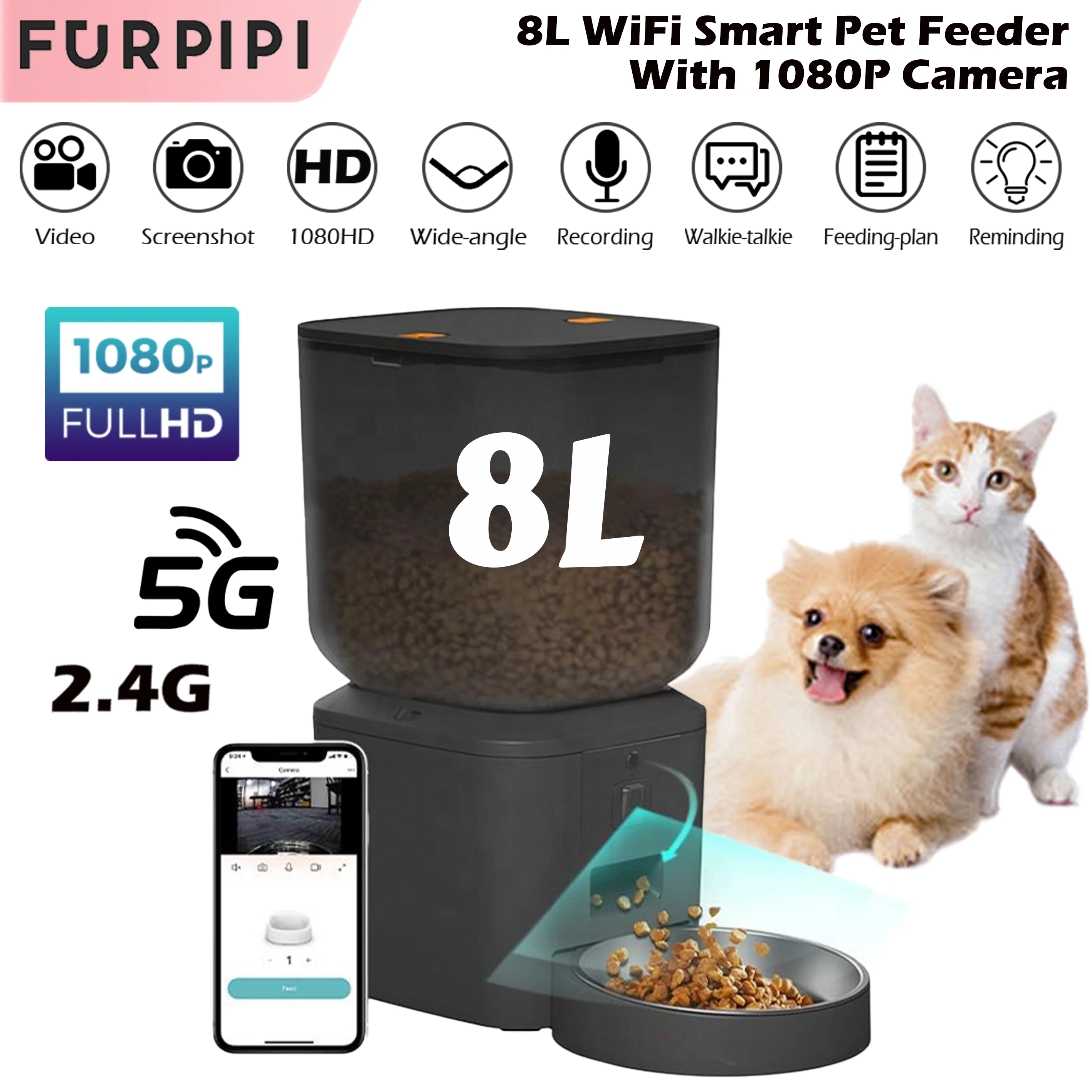 8L-Automatic-Cat-Feeder-With-1080p-Camera-Video-WiFi-Cat-Food-Dispenser ...