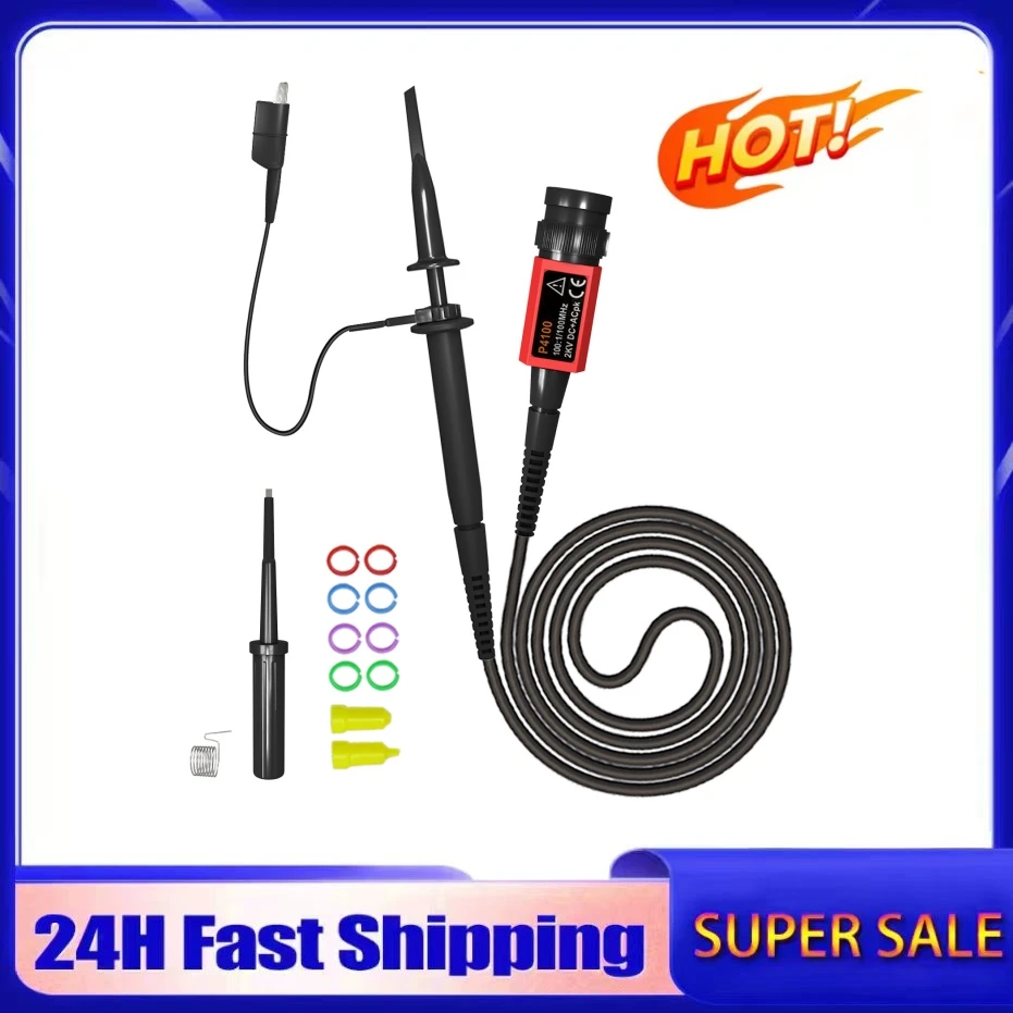 P4100-P6100-High-Voltage-Oscilloscope-Probe-100-1-2KV-100MHz-100X ...