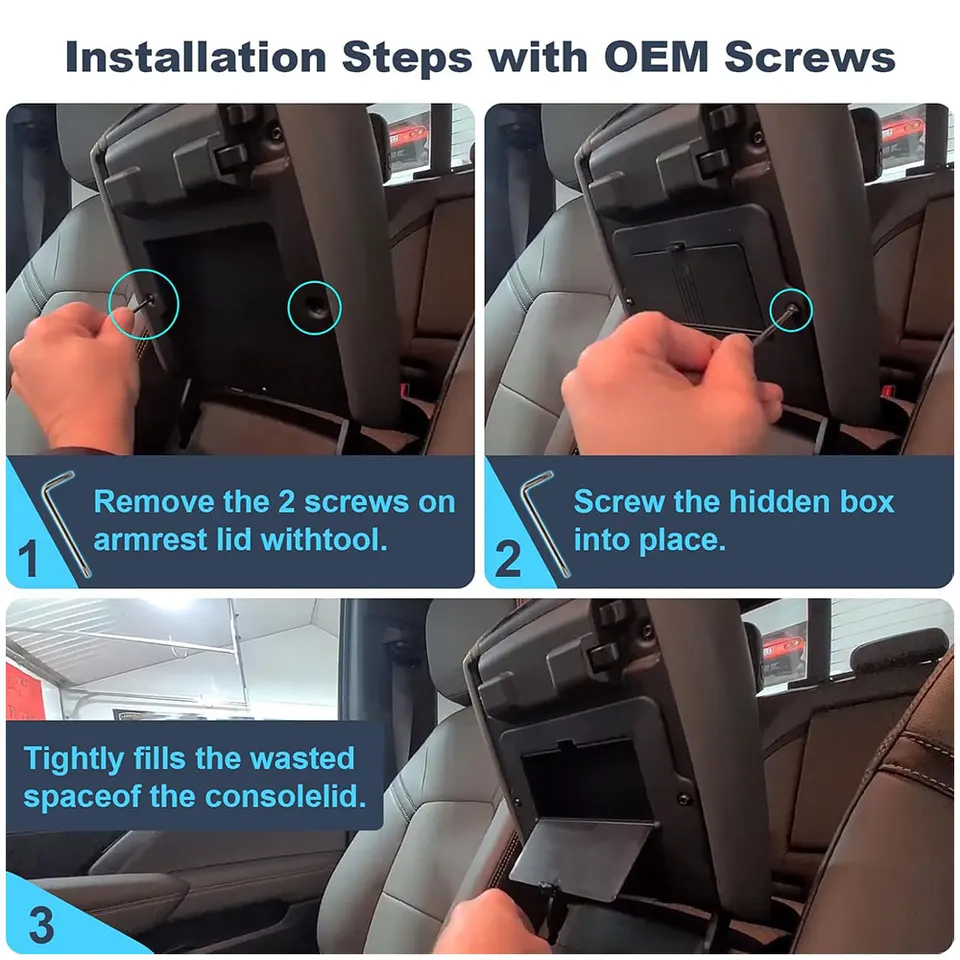 Hidden Storage Box Chevy Colorado JDMCAR Hidden Storage Box For 2023 ...