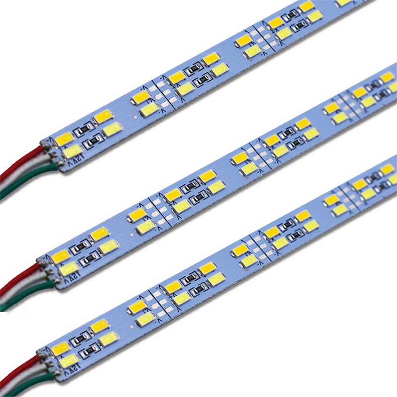 Dimmable LED Hard Strip Double Row LED Bar 144 LED/M Wardrobe Cabinet ...