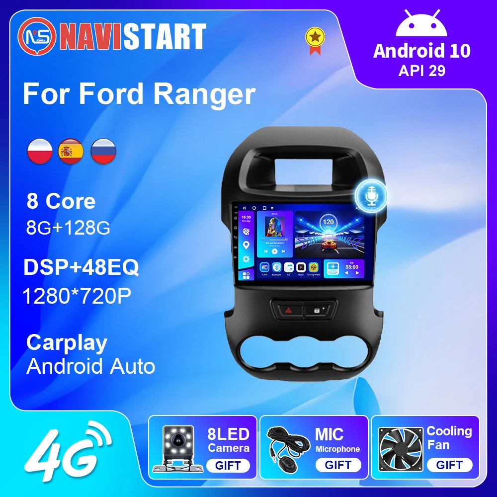 Navistart Car Radio For Ford Ranger 2011-2014 Gps Navigation Car Stereo ...