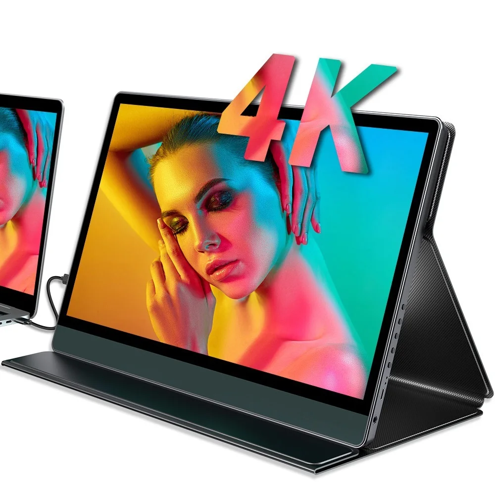 Top-4K-Portable-Monitor-13-3-Inch-3840X2160-IPS-LCD-Display-HDMI-DP-USB ...