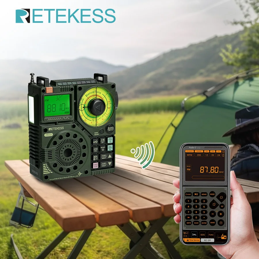Retekess-TR112-Radios-Portable-AM-FM-Radio-Receiver-Ham-Radio-Emergency ...