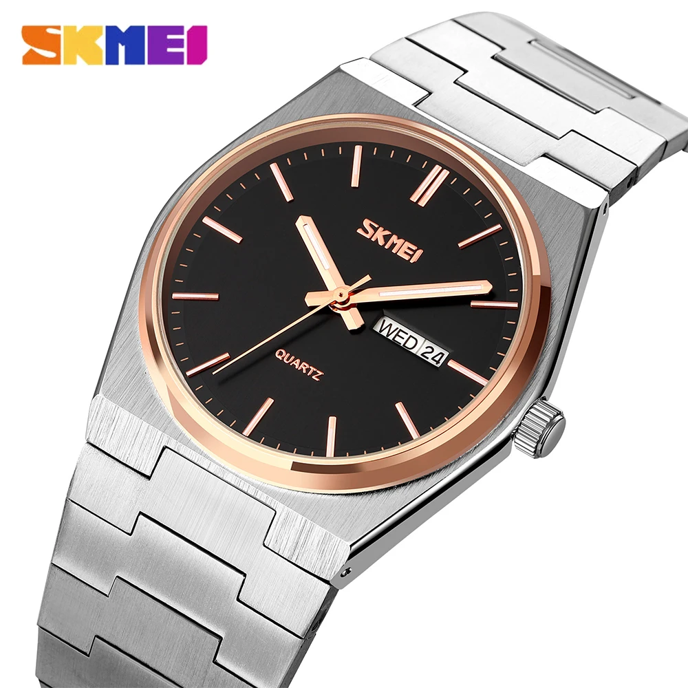 2023-New-Arrival-SKMEI-Fashion-Quartz-Men-Watch-Waterproof-Silver-Tone ...