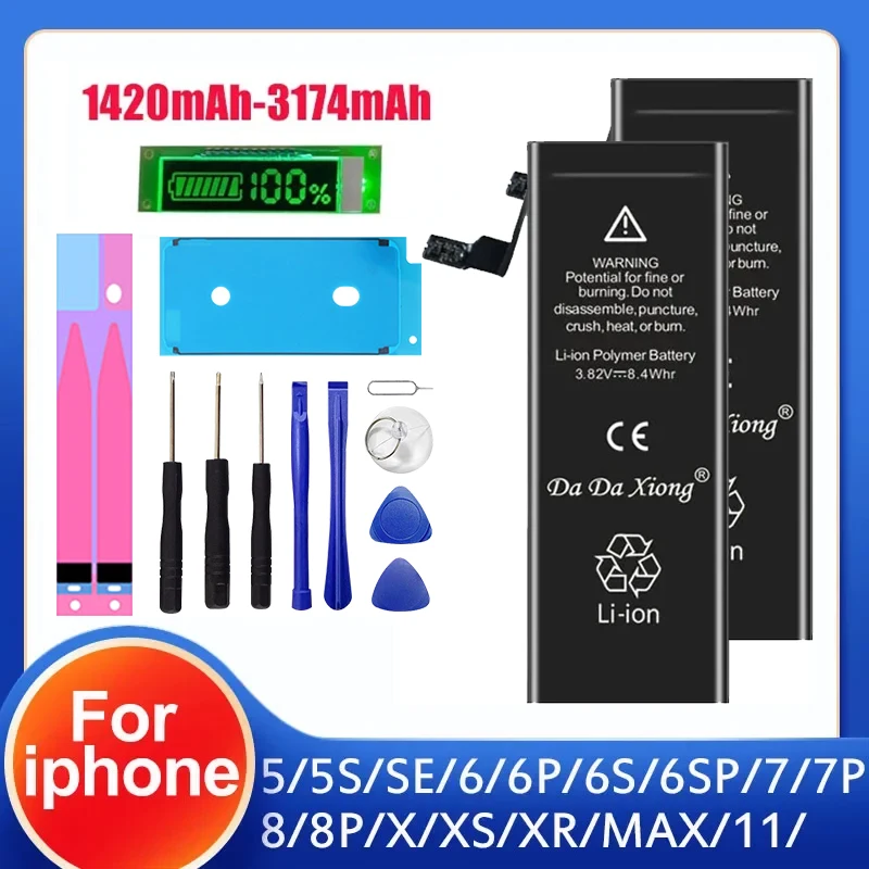 DaDaXiong-Bater-a-de-repuesto-para-iPhone-pila-para-iPhone-7Plus-6-6S ...