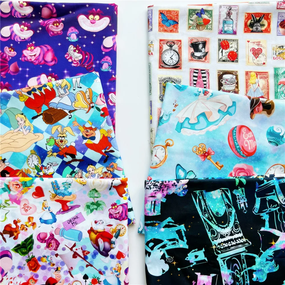 Disney-tela-100-de-algod-n-para-Patchwork-Material-de-ropa-de-cama-de ...