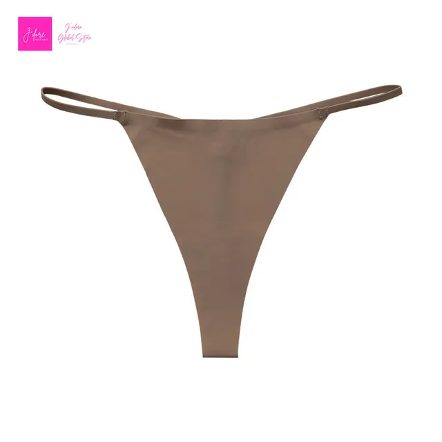 1 Pc Womens G-String VS Secret Thongs Thin Strap Thong Women Low Waist Panties Metal Button Sexy ...